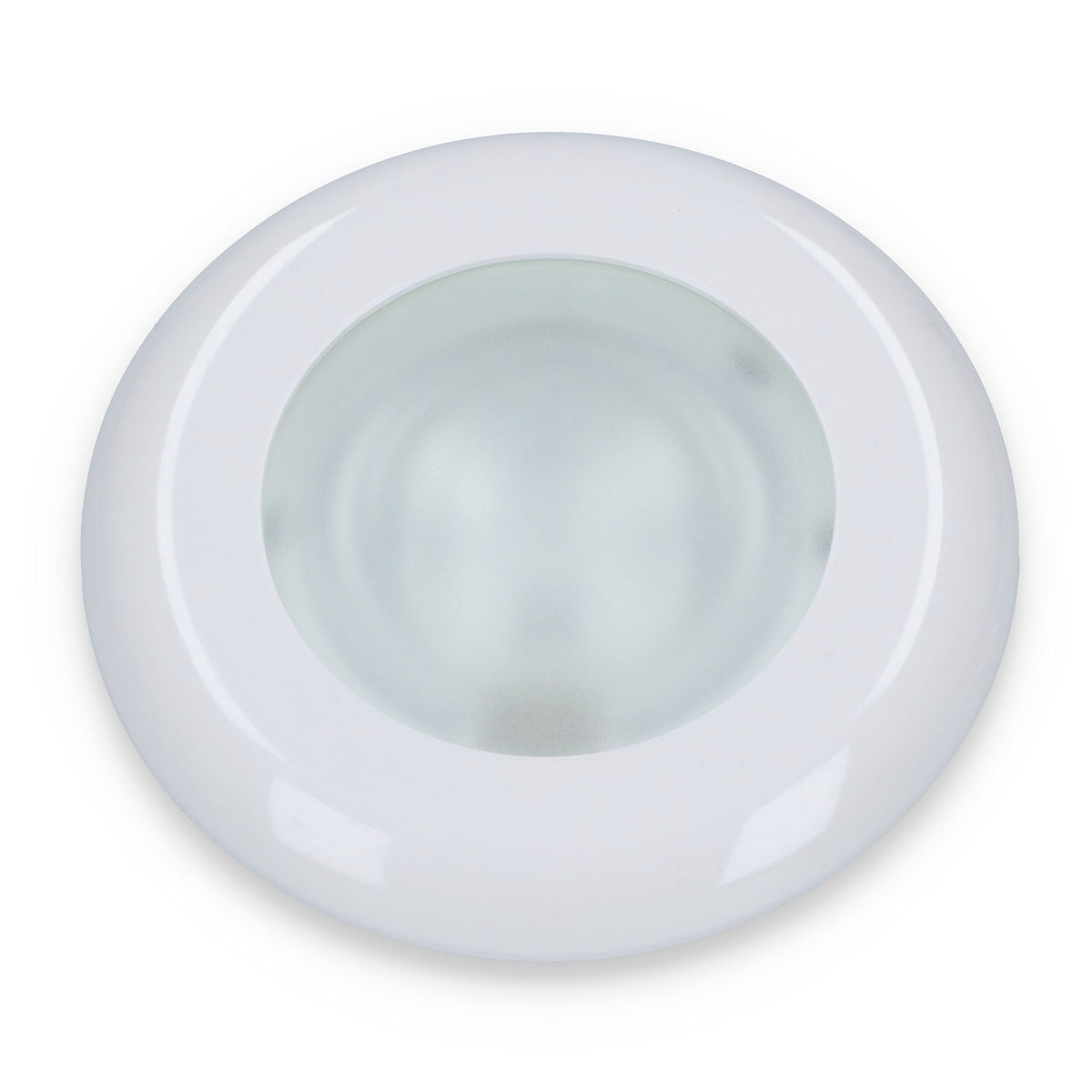 Ceiling light plastic/glass halogen 12V, ceiling lamp, white design fo ...