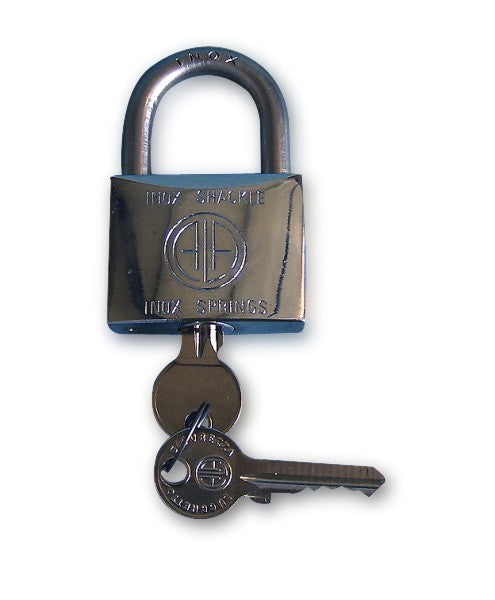 Padlock made of stainless steel, class III, rust-proof lock, maritime ...