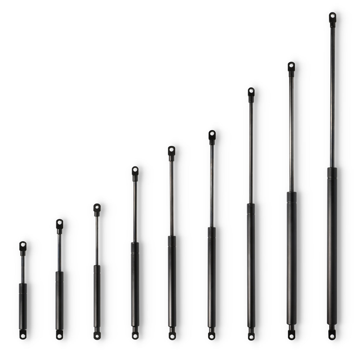 Secuplan Gasdruckfeder mit Augenaufnahme - Länge u. Ausschubkraft nach ...